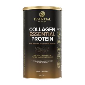 Collagen Essential Protein Essential 14g de Proteína Sabor Chocolate ...