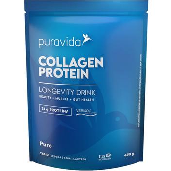 Collagen Protein Puro 450g Puravida - Colágeno - Magazine Luiza