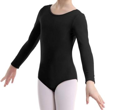 Collant Manga Longa Ballet - Roupa de Balé Infantil - Mademoiselle Mih ...