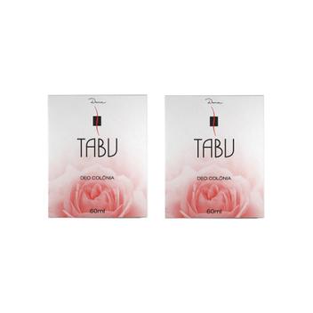 Colonia Tabu 60ml Tradicional - Kit C/ 2un - Perfume Feminino ...
