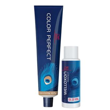 Color Perfect Coloração 1x 2/0 Preto + 1 Ox 20 Vol - Wella - Tinta de ...