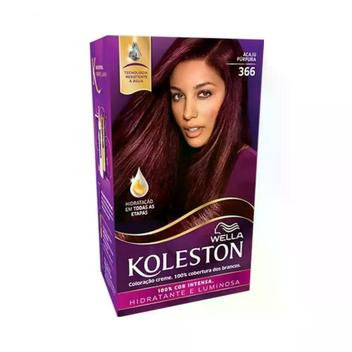 Coloração Acaju Púrpura 366 Koleston - Tinta de Cabelo - Magazine Luiza