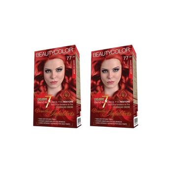 Coloraçao Beauty Color 77.44 Paixao Em Carmin -Kit C/2Un - Tinta de ...