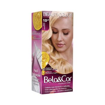 Coloração Beautycolor Bela&Cor 10.0 Louro Claríssimo - Tinta de Cabelo ...