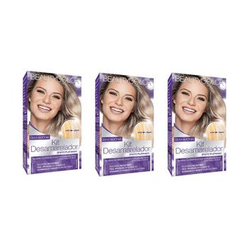 Coloraçao BeautyColor Desamarelador Tonali-Kit 3un - Beauty Color ...