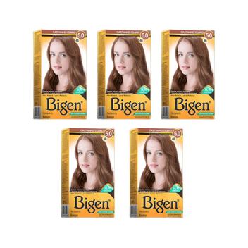 Coloraçao Bigen 46 Castanho Claro - Kit C/5Un - Tinta de Cabelo ...