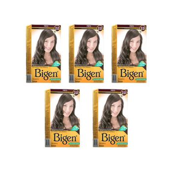 Coloraçao Bigen 57 Preto - Kit C/5Un - Tinta de Cabelo - Magazine Luiza