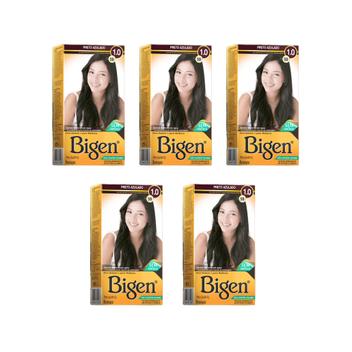 Coloraçao Bigen 59 Preto Azulado - Kit C/ 5un - Tinta de Cabelo ...