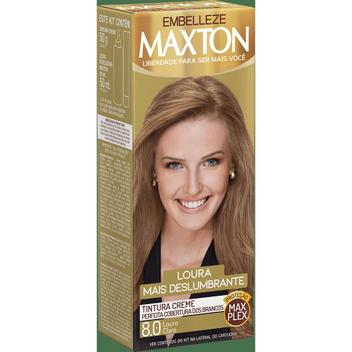 Coloração Embelleze Maxton 8.0 Louro Claro - Tinta de Cabelo - Magazine ...