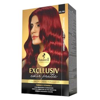 Coloração Excllusiv Color Pratic 66.46 Vermelho Cereja Especial Haskell ...