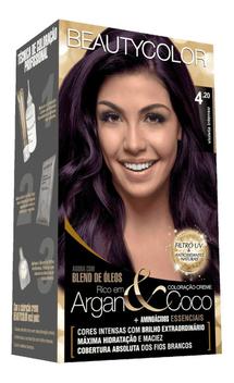 Coloração Kit Beautycolor 4.20 Violeta Intenso - Tinta de Cabelo ...