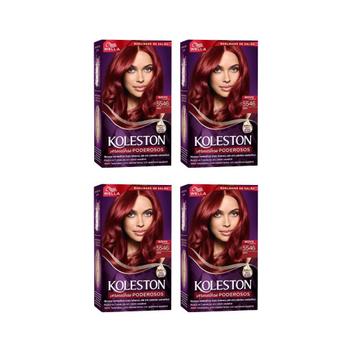 Coloraçao Koleston 5546 Amora-Kit C/4Un - Salão de Beleza - Magazine Luiza