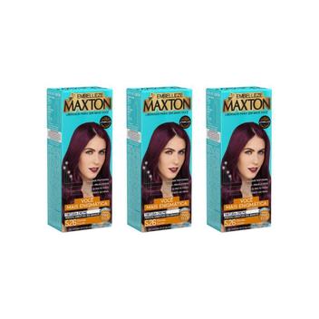 Coloraçao Maxton 5.26 Marsala Escuro-Kit C/3Un - Embelleze - Coloração ...