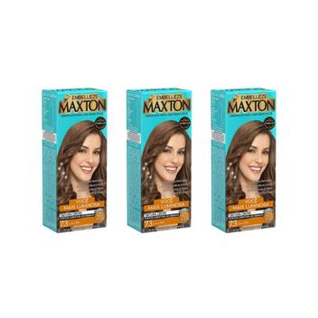 Coloraçao Maxton 7.3 Louro Mel-Kit C/3Un - Embelleze - Tinta de Cabelo ...
