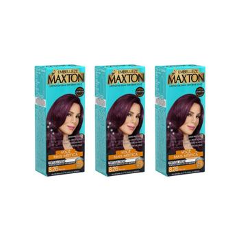 Coloraçao Maxton 8.26 Vermelho Marsala-Kit C/3Un - Embelleze - Salão de ...