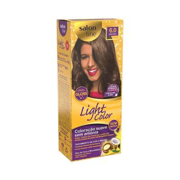Coloração Salon Line Light Color Profis 6.0 Louro Escuro - Tinta de ...