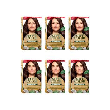 Coloraçao Soft Color 415 Cappuccino-Kit C/6Un - Tinta de Cabelo ...