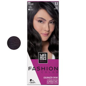 Coloração Yama Fashion Color Tintura Tinta Cabelo Creme Mini Kit 1.1 ...