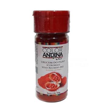 Colorau Urucum, 0,50g - 01 pote - Color Andina Foods - Temperos e ...