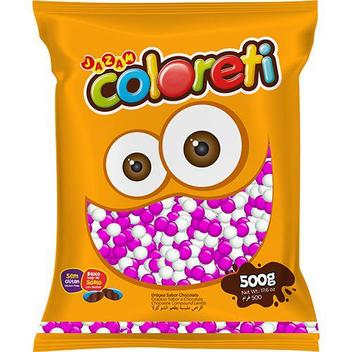 Coloreti Rosa E Branco 500g Jazam - Confeitos - Magazine Luiza