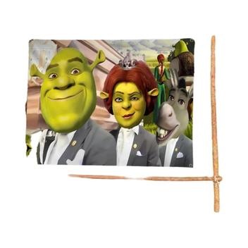 Colorido S-Shrek Cartoon Bohemian Wall Banner Mandala Indoor Art Decor ...