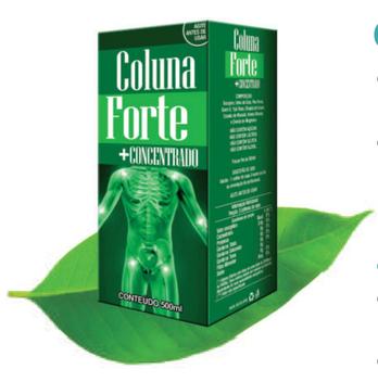 Coluna Forte 500 ml 100% natural Saúde da Terra - Adoçante - Magazine Luiza