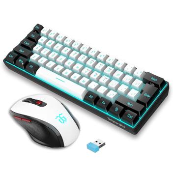Combinação de teclado e mouse para jogos sem fio Snpurdiri 2.4G - Kit ...