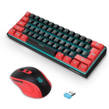 Combinação de teclado e mouse para jogos sem fio Snpurdiri 2.4G - Kit ...