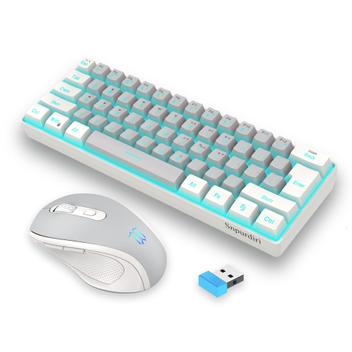 Combinação de teclado e mouse para jogos sem fio Snpurdiri 2.4G - Kit ...