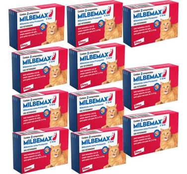 Combo 11 Milbemax Vermifugo Para Gatos De (2 A 8 Kg) -2 Comp - Elanco - Vermífugo Pet - Magazine ...