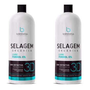 Combo 2 Selagem 3d Semi Definitiva Sem Formol Borabella 2x1l - Cuidados ...