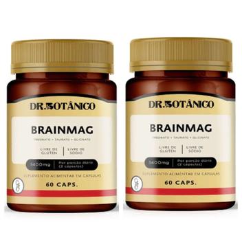 Combo 2 un - brain mag 1.400mg 60 capsulas dr botanico - Cloreto de ...