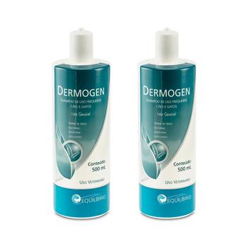 Combo 2 unidades Dermogen Equilíbrio Shampoo para Cães e Gatos - 500 ml ...