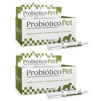 Combo 2 Unidades Probiotico Pet 14G suplemento Cães e Gatos - Avert ...