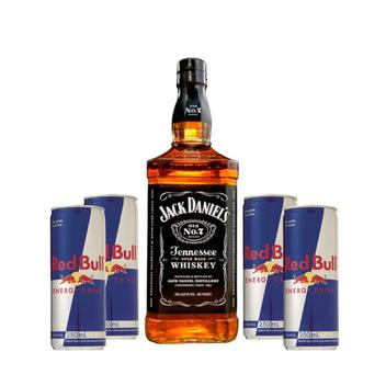 Combo 2 whisky jack 1 litro + 4 red bull 250 ml - JACK DANIELS - Whisky ...