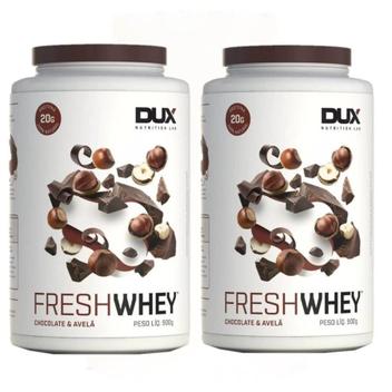 Combo 2X Fresh Whey 3W Iso Hidro Choco Belga Avelã 900G Dux - Dux ...