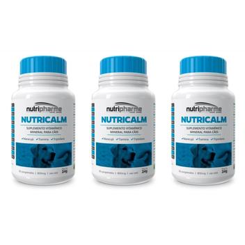 Combo 3 Unidades Suplemento Vitamínico Nutricalm 30 - Nutripharme ...
