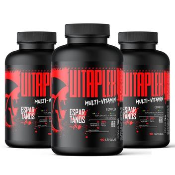 Combo 3X Multivitamínico Vitaplex Complex 180 Cápsulas - Espartanos ...