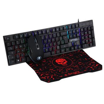 Combo Bright Gamer 0542 Teclado + Mouse + Mouse Pad - Kit Teclado e ...