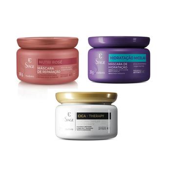 Combo Cronograma Capilar Eudora Máscara Tratamento Cabelos Nutrição ...