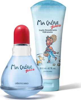 Combo Ma Chérie Jeans: Desodorante Colônia 100ml + Loção Corporal 200ml ...