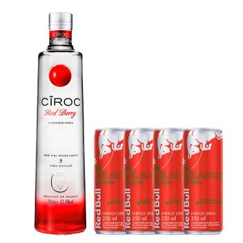 Combo Premium Cîroc Red Berry + Red Bull Melancia - WebBar - Bebida Energética - Magazine Luiza