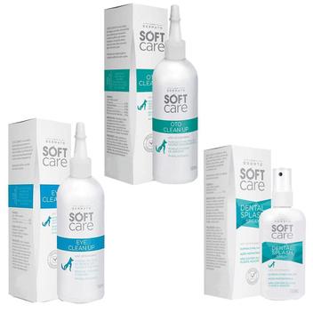Combo Soft Care Eye Clean Up + Oto Clean Up + Splash Spray - Pet ...