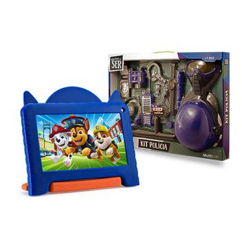 Combo Tablet Infantil Multi Patrulha Canina Chase 7 Pol 4GB RAM 64GB ...