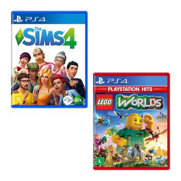 Combo The Sims 4 + Lego Worlds - Wb Games - Lego - Magazine Luiza