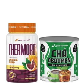 Combo Thermogenico Thermoro + Cha Abdomen 140g - BODY ACTION - Chá ...
