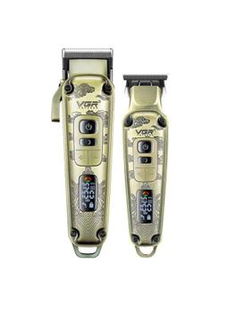 Combo Vgr Maquina De Corte e Acabamento Bivolt Vgr 643 - Aparador de Pelos, Barba e Cabelo ...