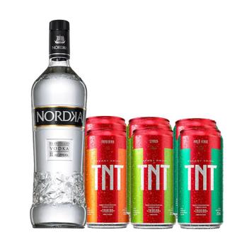 Combo Vodka Nordka 1L + Energético TNT Sabores 269ml - Bom de Beer ...