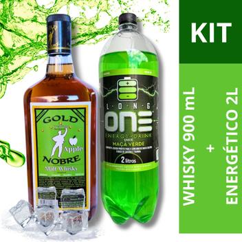 Combo Whisky Maçã Gold Nobre Energetico 2L Exclusivo Kit Copão ...