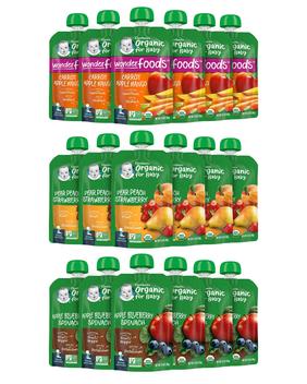 Comida Bebê Gerber Organic 2nd Foods - 100ml (18 Unidades) - Kit ...